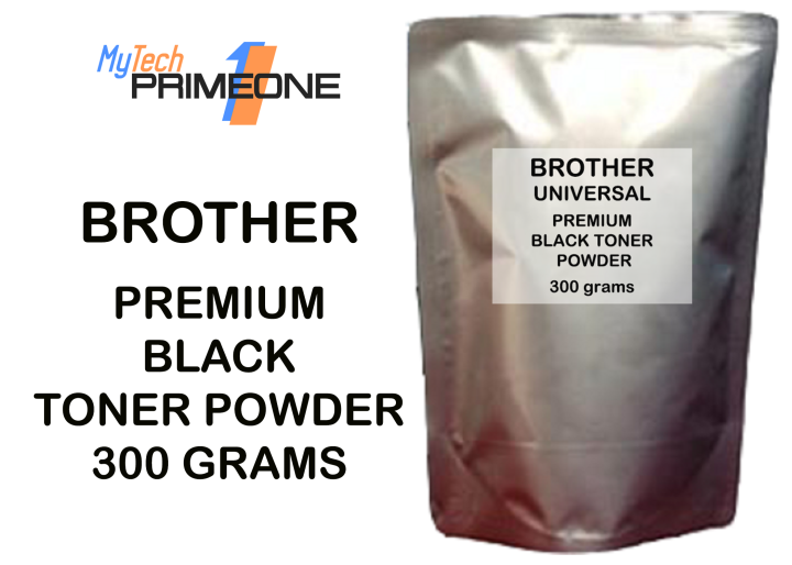 300 grams Universal premium black toner powder for Brother monochrome ...