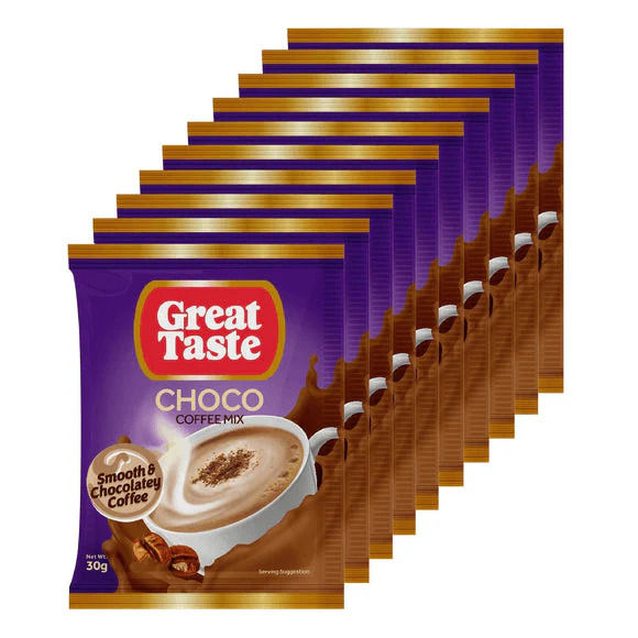 Great Taste Coffee Choco 30g - Pack of 10 | Lazada PH