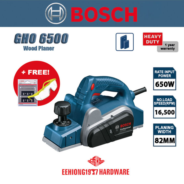 BOSCH GHO6500 Professional Wood Planer Mesin Ketam Kayu 博世电刨 GHO 6500 | Lazada