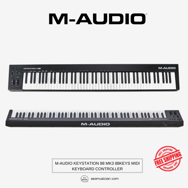 M-AUDIO KEYSTATION 88 MK3 88KEYS MIDI KEYBOARD CONTROLLER | Lazada