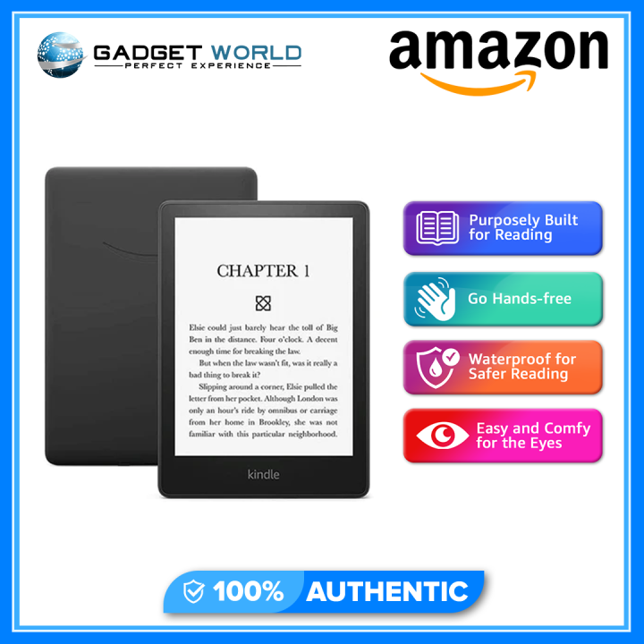Amazon Kindle Paperwhite 16GB 11th Gen Waterproof with Adjustable Light ...