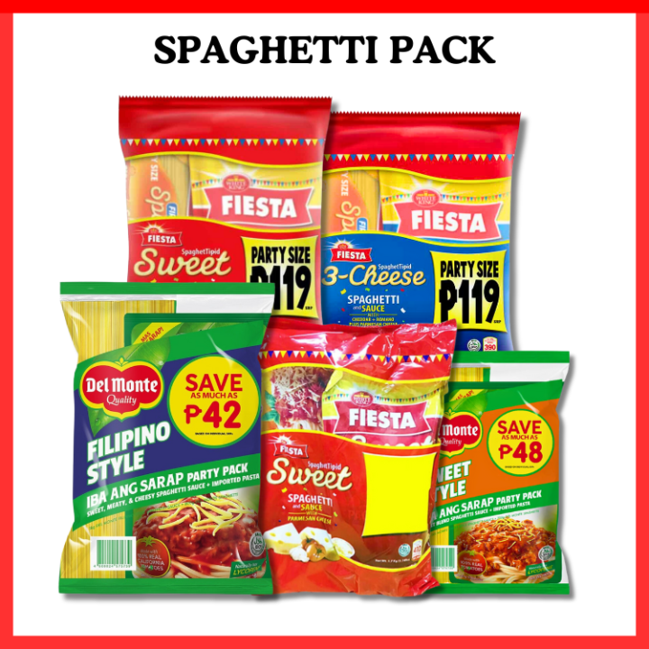 Del Monte Spaghetti pack | Fiest Spaghetti pack 3 cheese overload ...