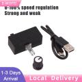 E-WOITD DC12V PWM 4-Pin Fan Speed Controller Type-C USB Power Supply DIY Water-cooling Cooling ...