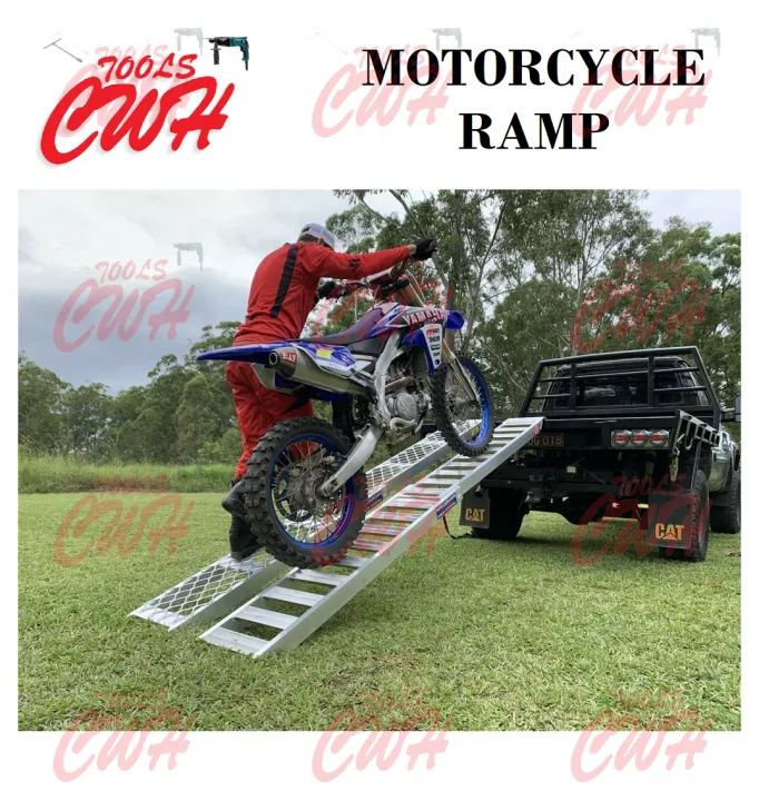 MOTORCYCLE RAMP TANGGA LADDER UNTUK NAIK MOTOR BIKE HILUX 4X4 FORD ...