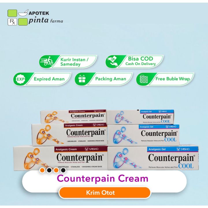 Counterpain Cream All Varian | Lazada Indonesia
