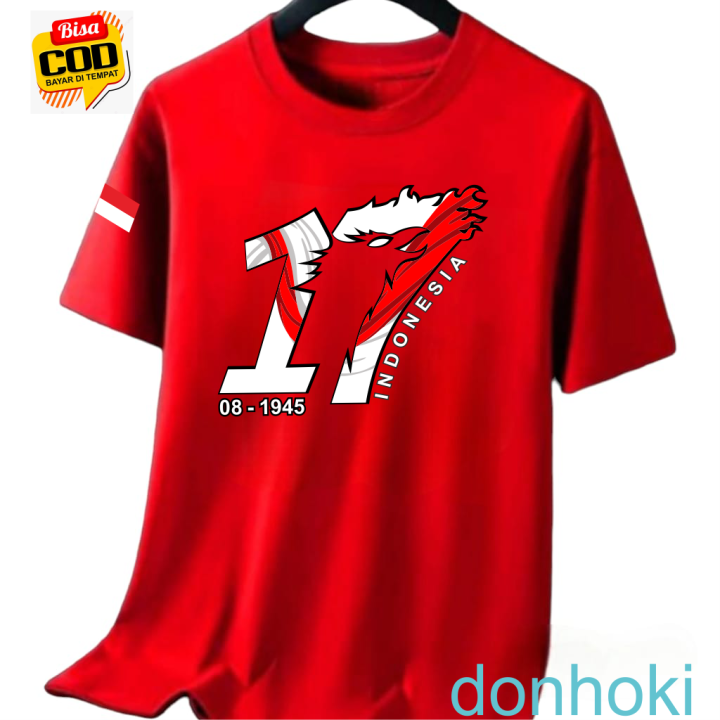 Kaos HUT RI 79 GARUDA INDONESIA 2024 17 AGUSTUS 1945 KEMERDEKAAN ...