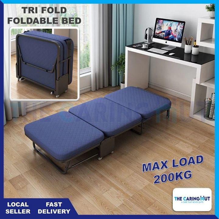 🏅Premium Tri Fold Bed Foldable Bed | Lazada Singapore
