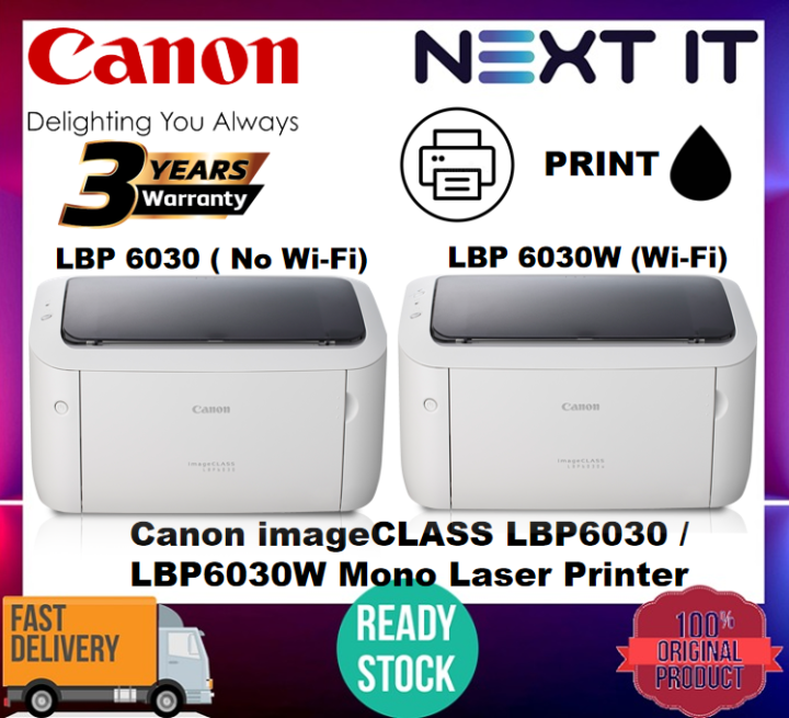Canon imageCLASS LBP6030 / LBP6030W Mono Laser Printer | Lazada