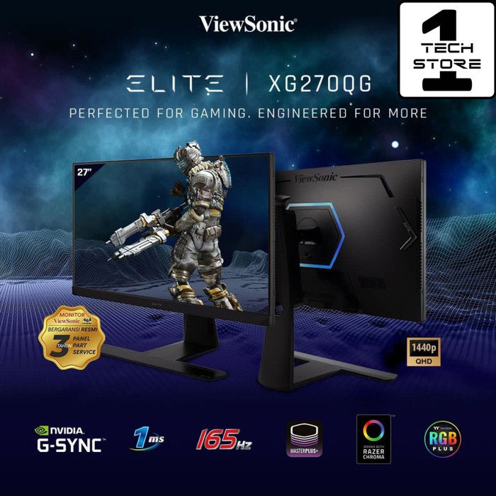 Monitor Gaming 27 ViewSonic XG270QG | 165Hz| 1ms| IPS| G-Sync| QHD ...