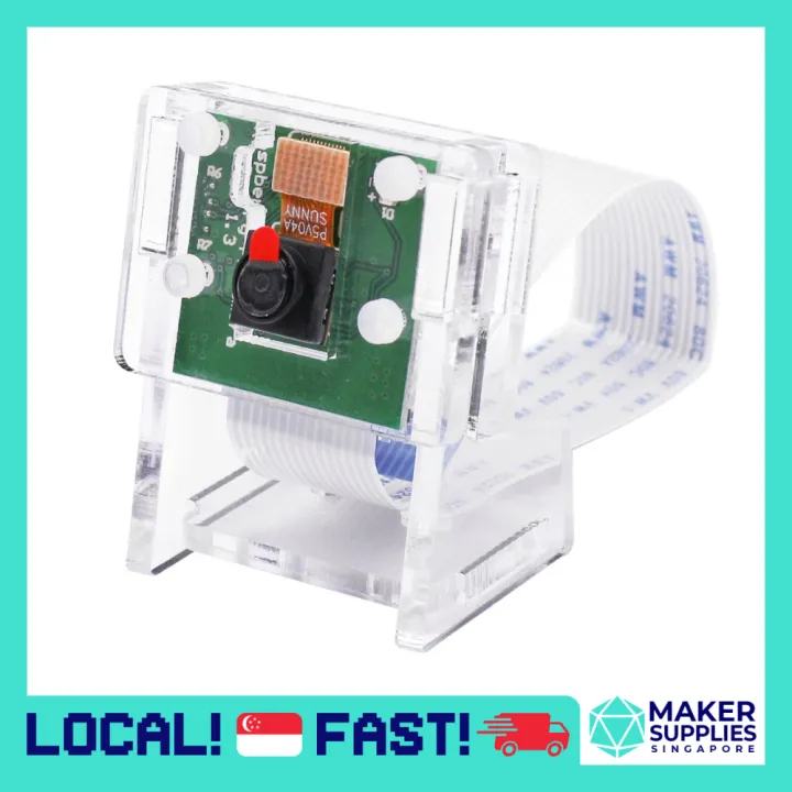 Clear Acrylic Camera Holder (for Raspberry Pi, NVIDIA Jetsono) Camera Stand Case Casing ...