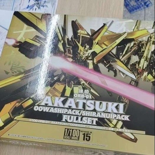 NG 1/100 ORB-01 Akatsuki Oowashipack Shiranuipack Fullset Daban Model ...