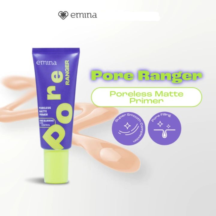 EMINA Pore Ranger Total Poreless Primer & Blur Hydraglow Primer 20 ml ...