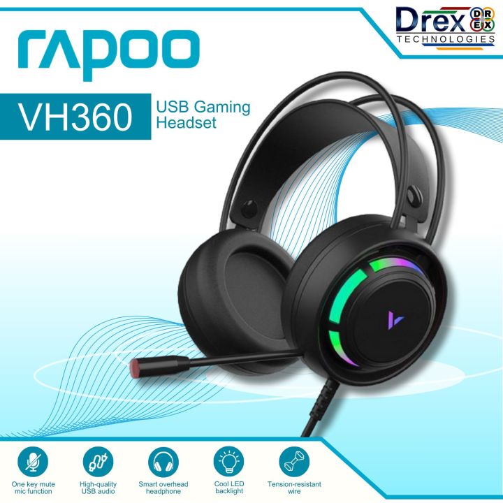 Rapoo VH360 USB Gaming Headset | Lazada PH