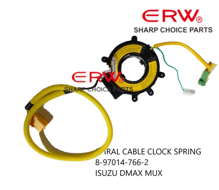 CLOCK SPRING SPIRAL CABLE ISUZU DMAX NEW /ALTERRA MUX '14-'18 "SPIRAL ...