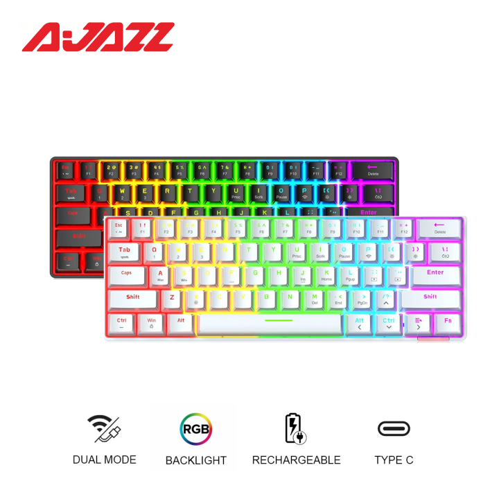 Daidai STK61 Mechanical Keyboard Wireless Dual-Mode Bluetooth Type C ...