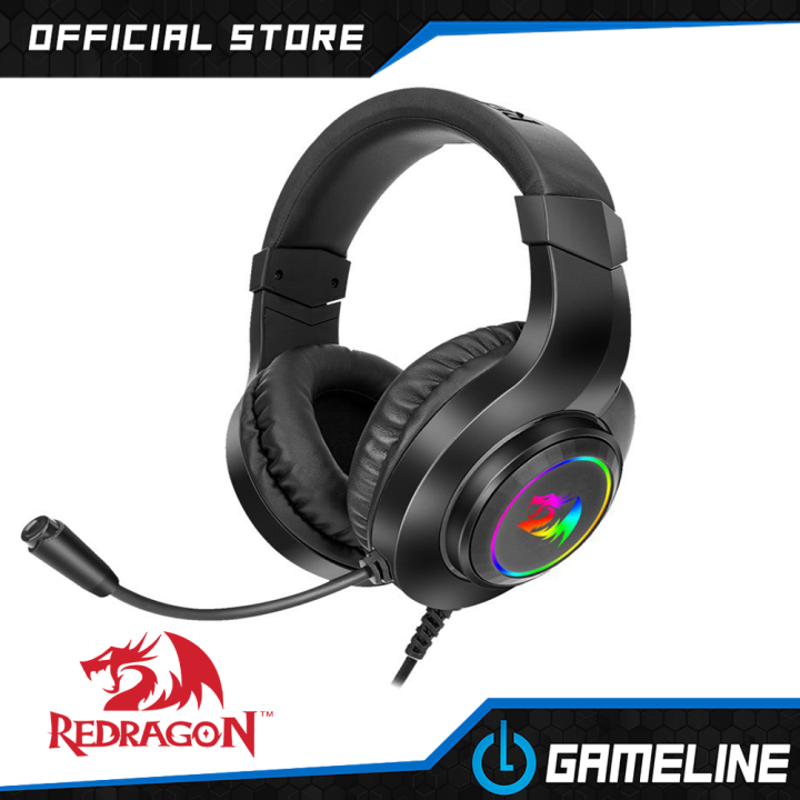 Redragon Wired H260RGB HYLAS Gaming Headset - Black | Lazada PH