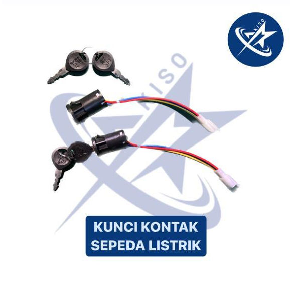 KISO 1 Set Kunci Kontak Universal Sepeda Listrik / Skuter Listrik ...