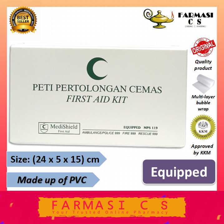 MediShield PVC First Aid Kit ( MPS 119 ) EQUIPPED [ High Quality ...
