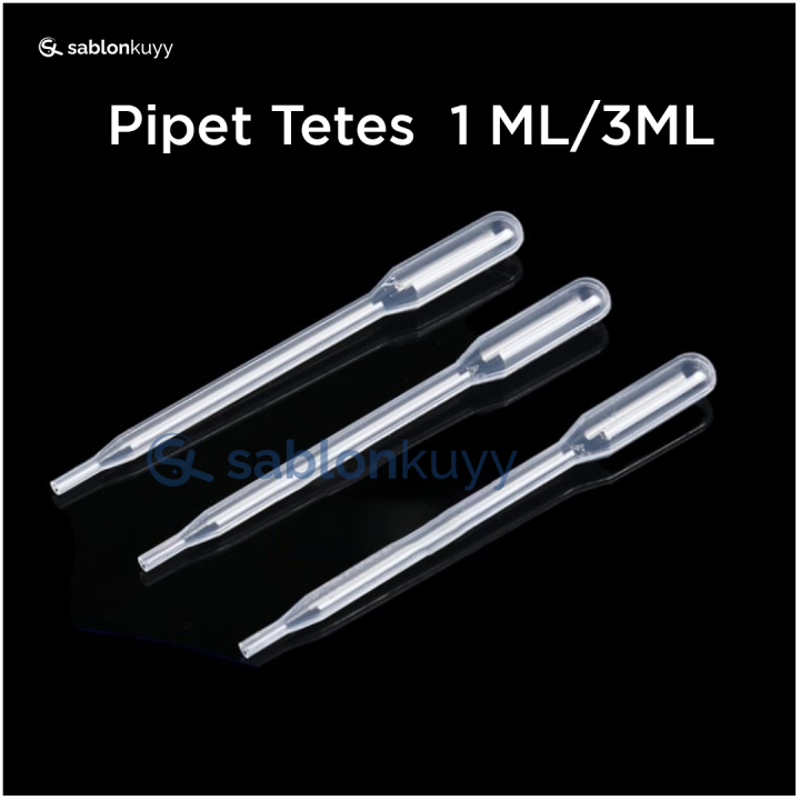 PIPET TETES PLASTIK 1ML / 3ML ( DROP PIPETTE ) / PIPET PLASTIK / Pipet ...