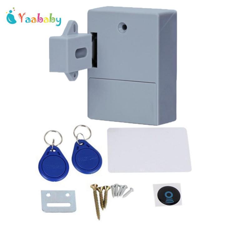 RFID Electronic Cabinet Lock Electronic Lock with 2 Key Hidden DIY RFID ...