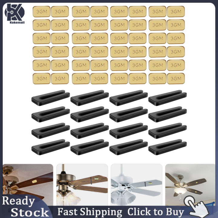💖💖💖Kokemall 1 Set of Fan Weight Balancing Kit Fan Balancing Clips ...
