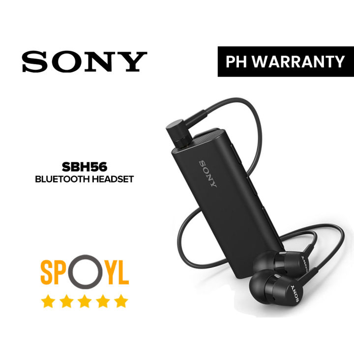 Sony SBH56 Wireless Bluetooth Stereo Headset (Black) - Spoyl Store ...