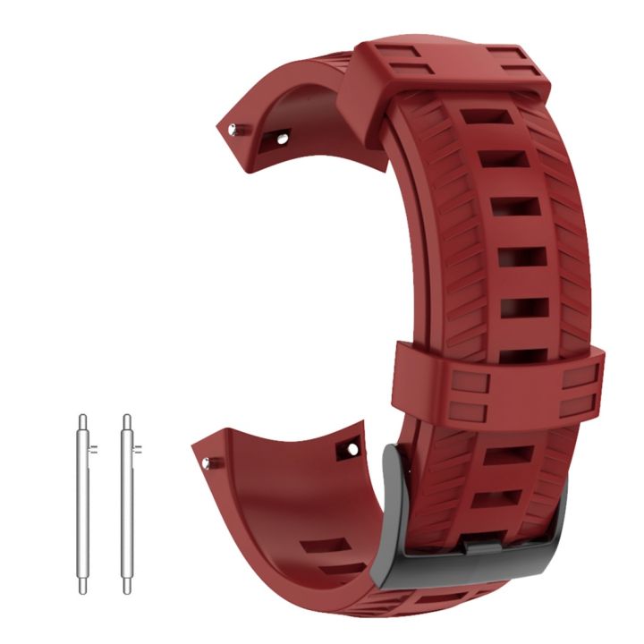 Soft Silicone Watch Band Strap for SUUNTO 9 Baro 24mm Bands Outdoor ... Soft Silicone Watch Band Strap for SUUNTO 9 Baro 24mm Bands Outdoor ...