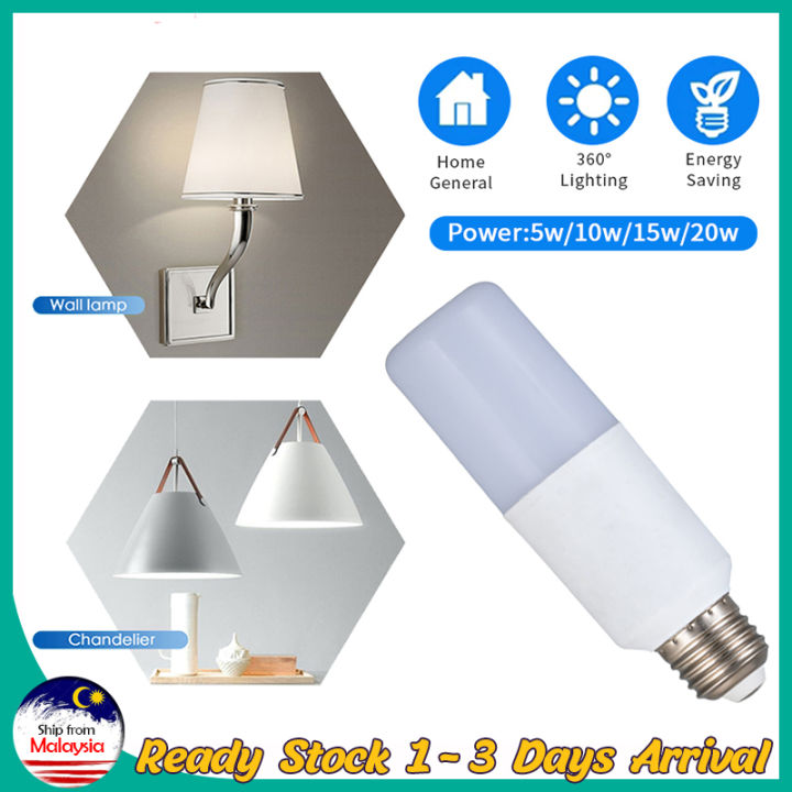 LED Bulb 6500K Daylight Effect LED Light Bulb 5W/10W/15W/20W Corn Bulb Stick Bulb E27 90% Energy ...