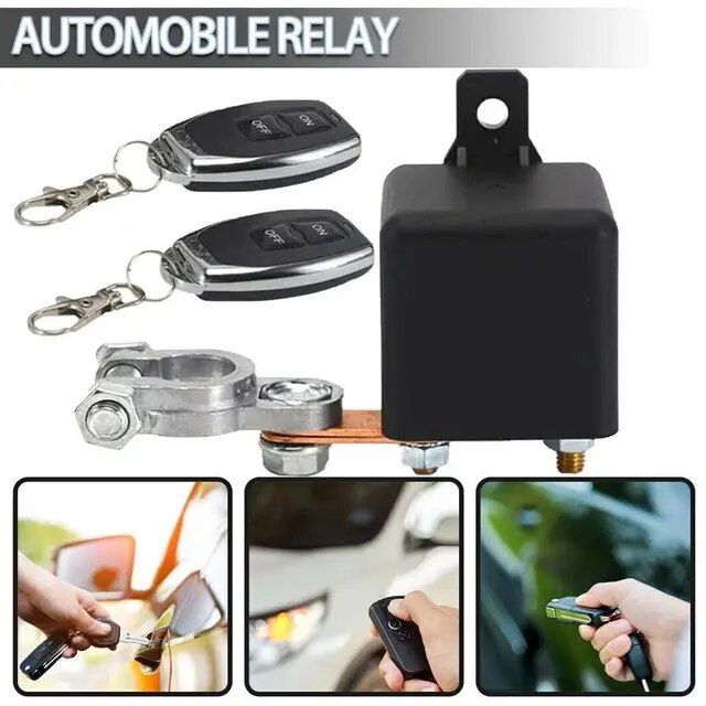 12v 120a Universal Switch Relay Integrated Wireless Remote Control ...