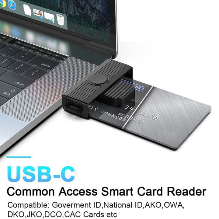 Smart Card Reader Smart Card/SIM/ID/CAC Card Smart Card Reader Adapter ...