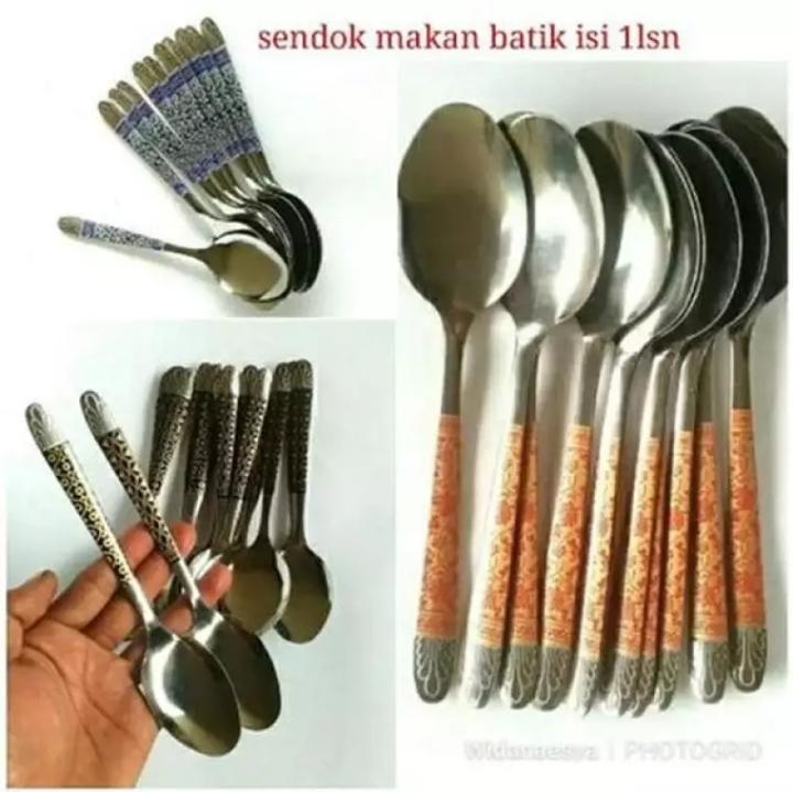 SENDOK MAKAN STAINLES 12 PCS / 1 LUSIN | Lazada Indonesia