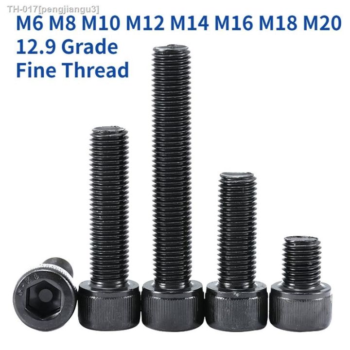 卍 M6 M8 M10 M12 M14 M16 M18 M20 12.9 Grade Fine Thread Hexagon Hex ...