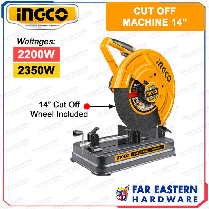 INGCO Cut Off Machine 14" 2350W Chopsaw COS35538 INPTCD | Lazada PH
