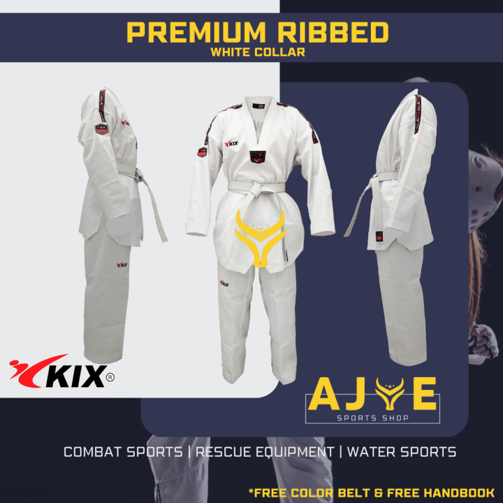 KIX TAEKWONDO BASIC UNIFORM PREMIUM RIBBED | Lazada PH