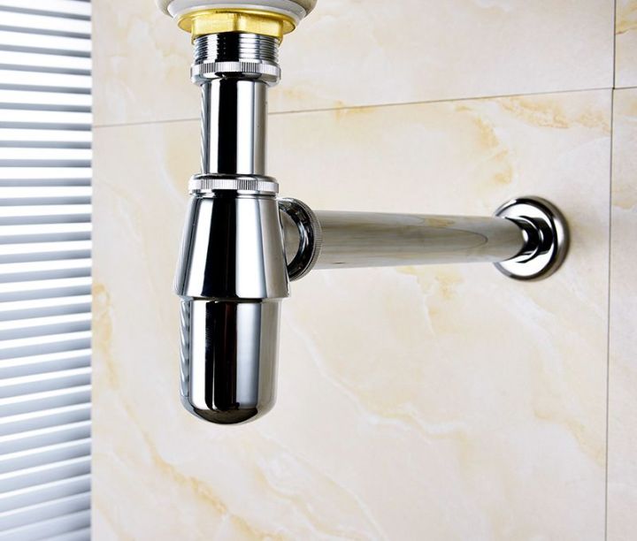 Kirsite P Trap Basin Sink Waste Trap Drain Tube Kit Adjustable Height ...