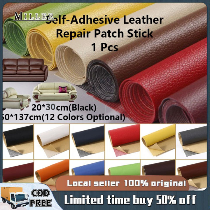 【High Quality】50x137cm Self Adhesive Leather Patch Sofa Repair Patches ...