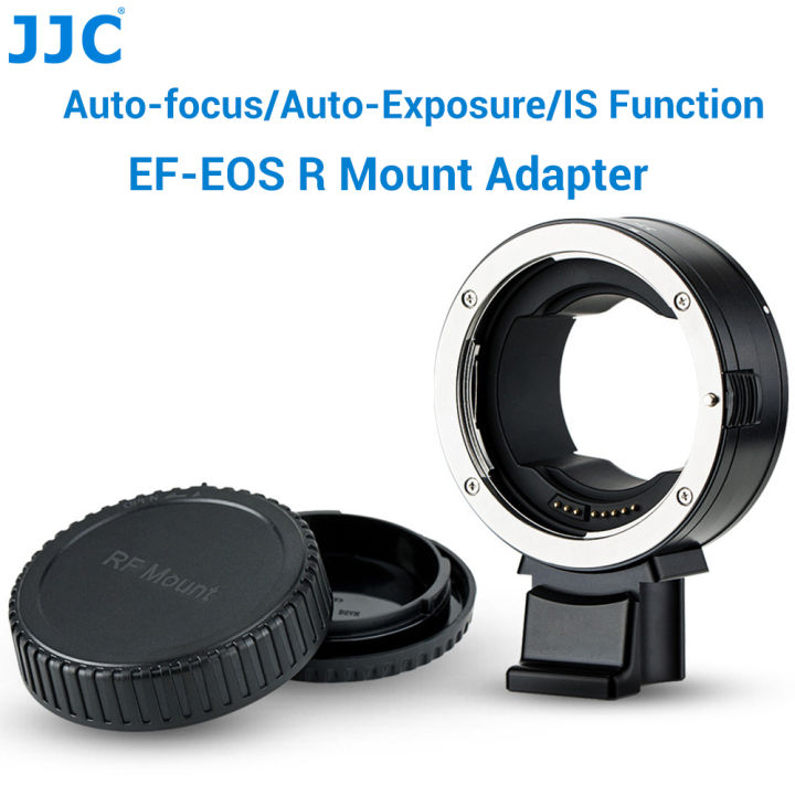 JJC EF-EOS R Auto Focus Mount Adapter Converter for Canon EF EF/S Lens to Canon EOS R50 R10 R8 ...