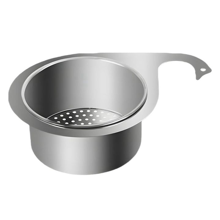 Multi-Functional Drain Basket, Stainless Steel Swan Sink Strainer ...