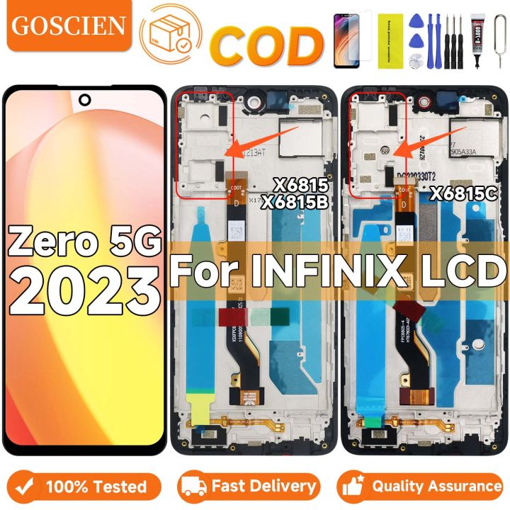 Original LCD For Infinix Zero 5G 2023 TurboX6815B/X6815C/X6815D Display ...