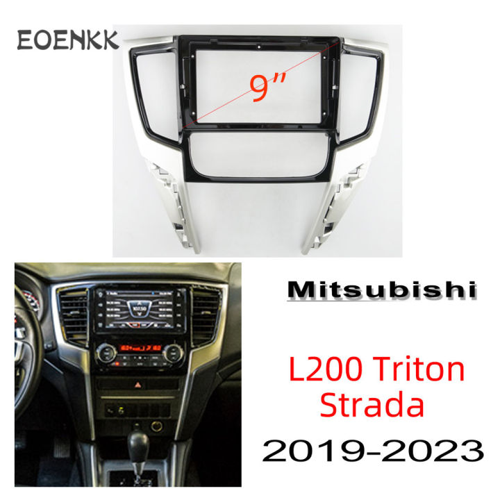 Honxun 9 inch android head unit player facia plate 2din radio frame car ...