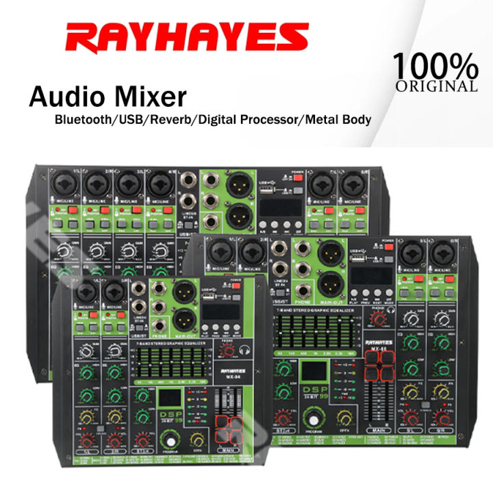 RAYHAYES Propesyonal na Audio Mixer Professional Mixer USB port ...