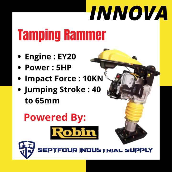 Innova Gasoline Tamping Rammer (Jumping Jack) Powered By Robin Engine ...