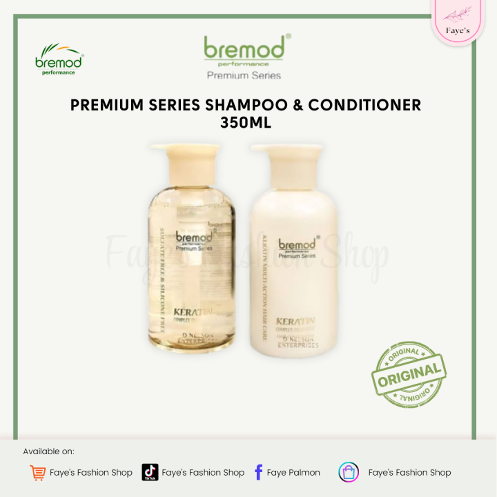 Bremod Premium Series Shampoo & Conditioner 350ml | Lazada PH