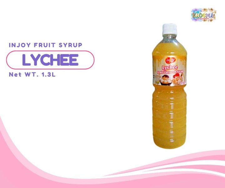 LYCHEE Fruit Flavored Syrup 1.3kg - Injoy | Lazada PH