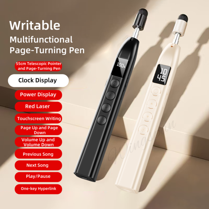 4 in 1 Wireless PowerPoint Pen Presentation Clicker Laser Remote ...