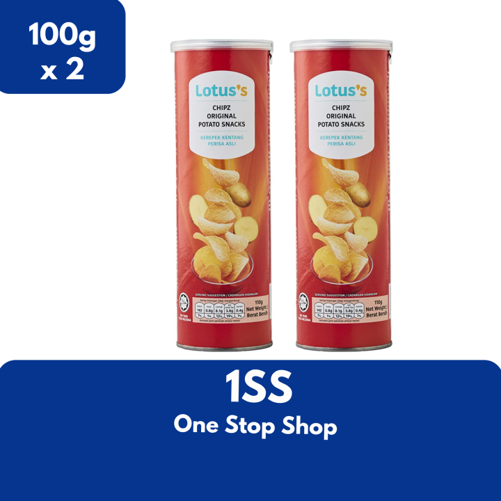 Lotus's Original Flavor Potato Chips, 100g set of 2 | Lazada PH