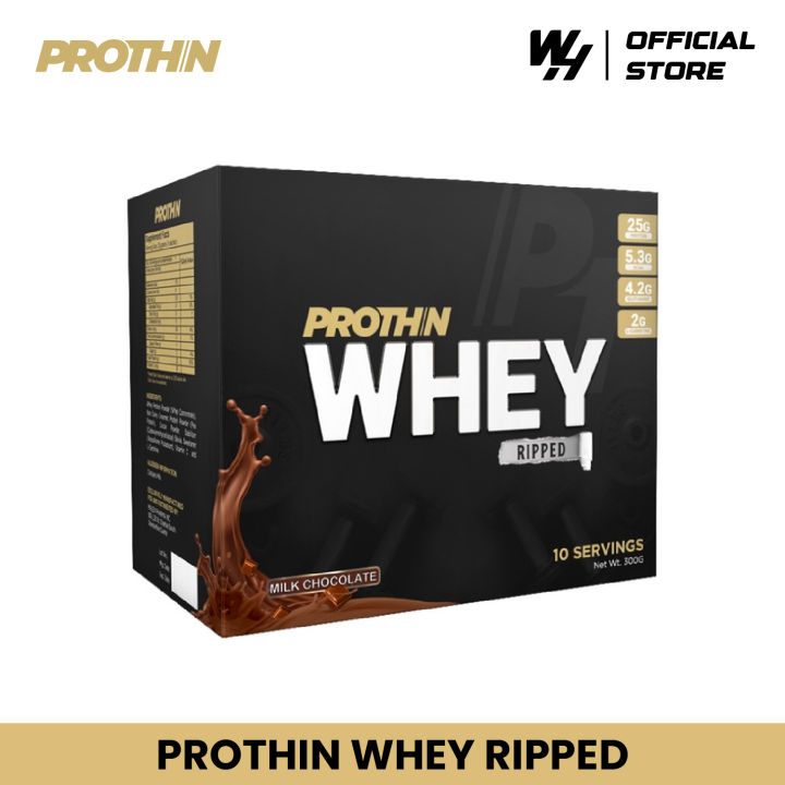 PROTHIN WHEY RIPPED PROTEIN 10 servings 300g With L-Carnitine | Lazada PH
