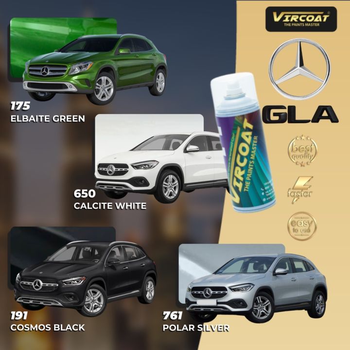 [Mercedes GLA] VIRCOAT Aerosol Spray 2K Paint/ Car Body Touch Up Paint ...