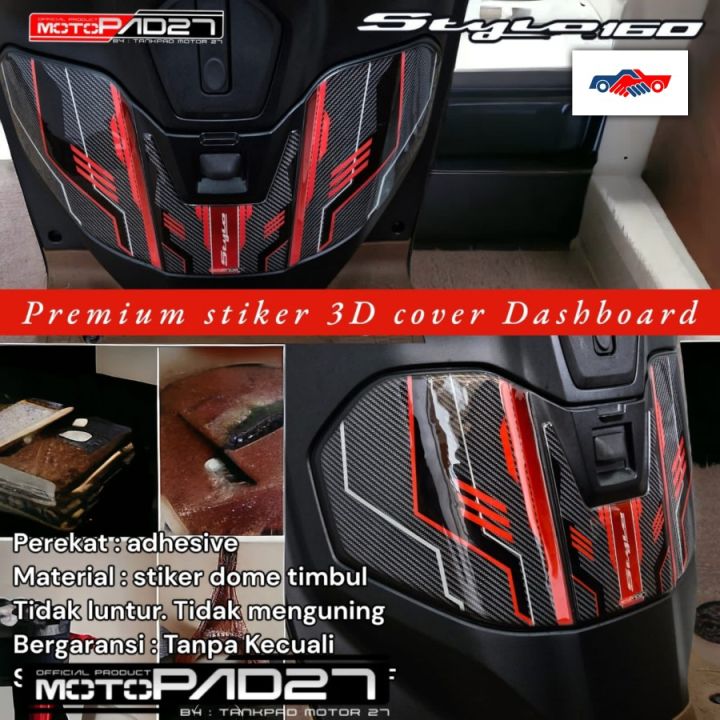 stiker pelindung dashboard honda STYLO 160 cc resin MP27 | Lazada Indonesia
