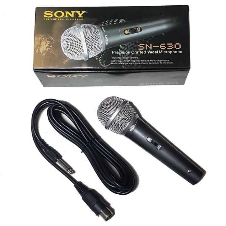 Sony SN-630 Precision Crafted Vocal Microphone/Wired Microphone/Dynamic Microphone | Lazada PH